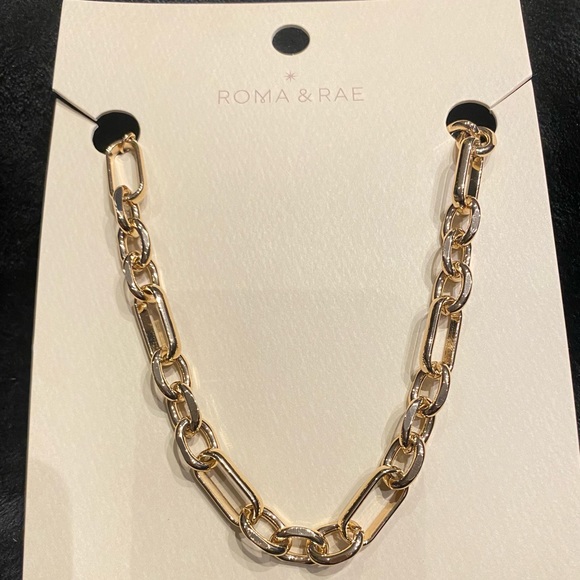 Jewelry | Roma And Raegoldtone Link Chain Necklace | Poshmark